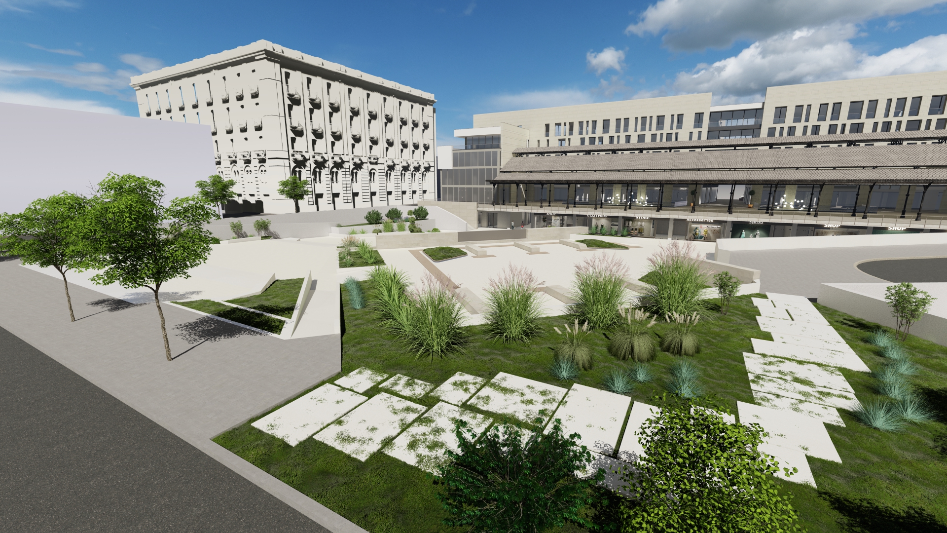 Lecce, Galleria Liberty Piazza Tito Schipa Negozi - Meridionale Fondiaria